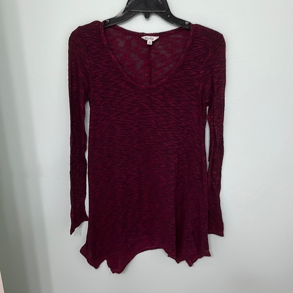 Mudd | Tops | Burgundy Mudd Long Sleeve Top | Poshmark